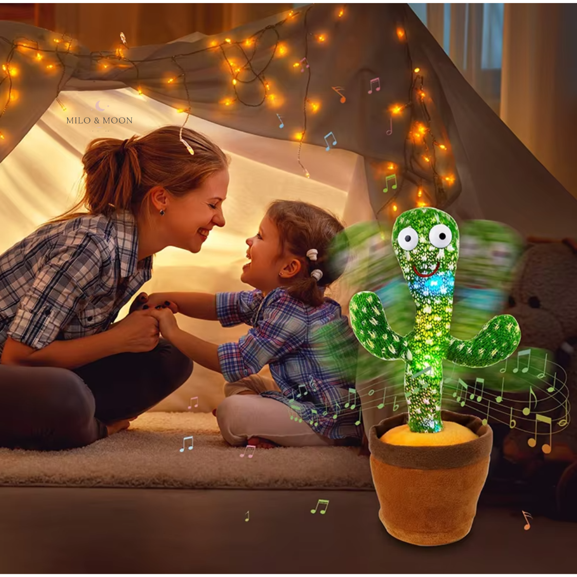 GigglyCactus™ – De Pratende, Dansende Cactus – Milo & Moon
