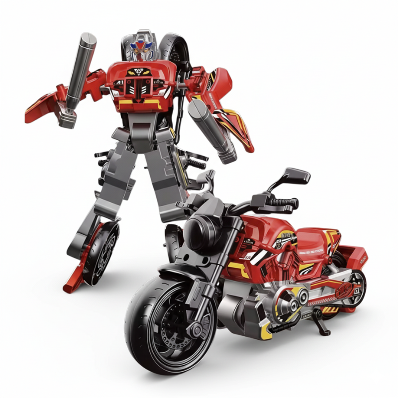 MechaMoto – Motorfiets & Robot Modelset – Milo & Moon