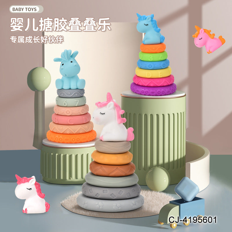 Export Baby Enamel Soft Rubber Jenga Chewable Soft Rubber Baby Bathroo ...